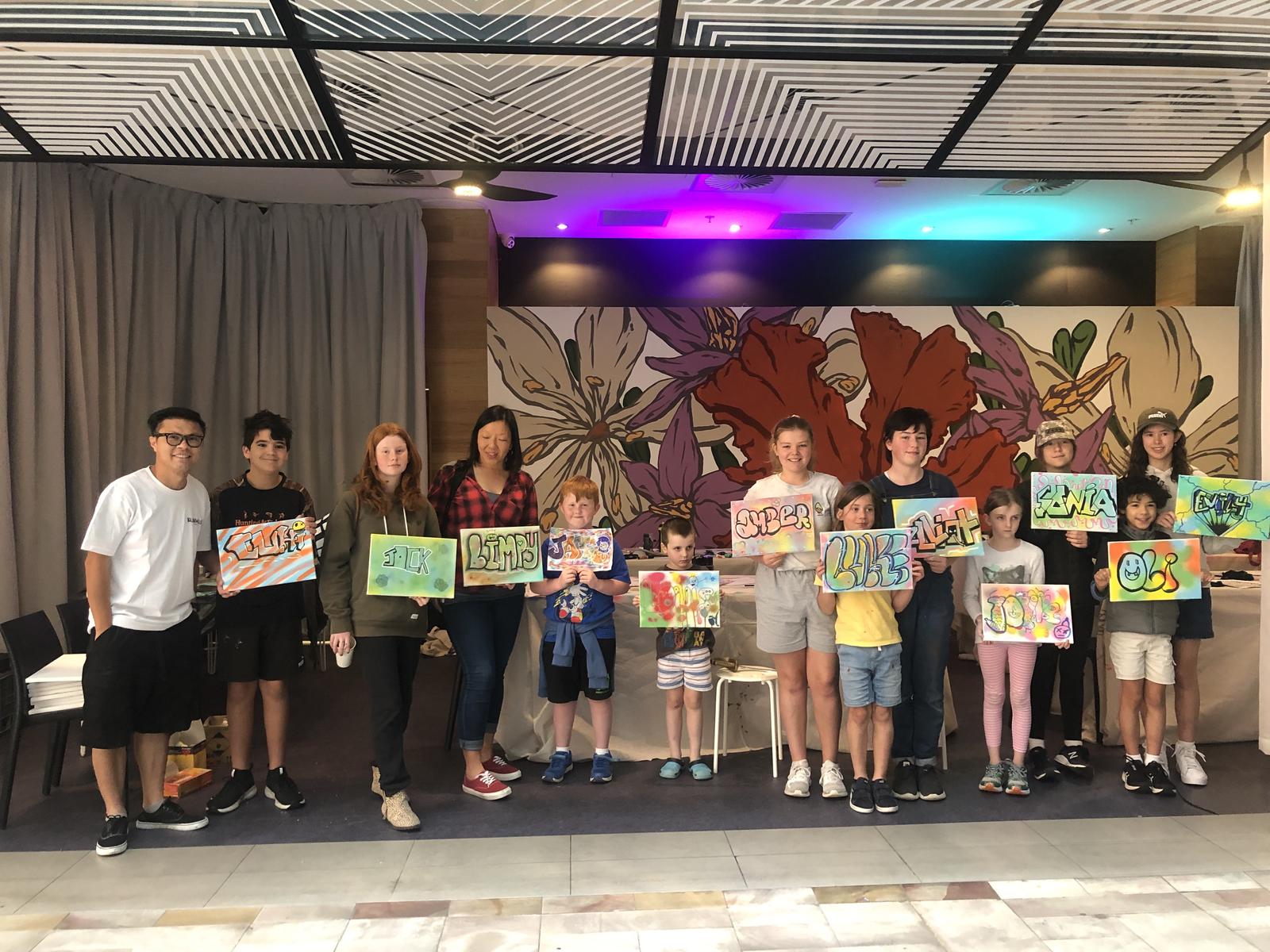 Pantone Graffiti Workshop - Perth Makers Market